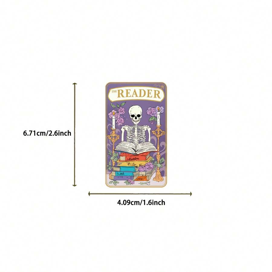 50PCS The Reader Dusty Tarot Card Stickers Vinyl Aesthetics Stickers ...