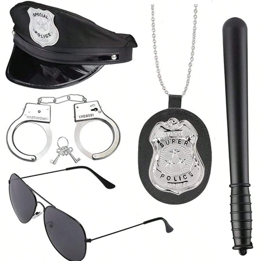 New Cosplay Makeup Props Beelittle Police Uniform Accessories Hat ...