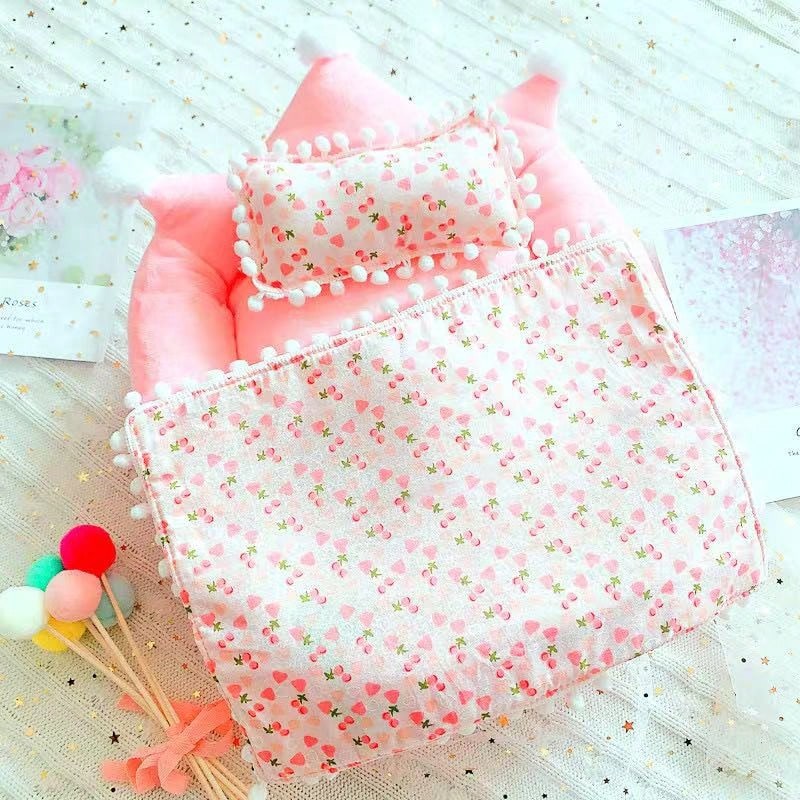 [Apenas Roupa de Cama] Conjunto de Roupa de Cama Lavável Universal de Boneca de Pelúcia Labubu ...