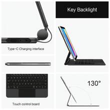 Magic Keyboard For IPad A16 11 Inch 2025 11th 10th Generation Tablet ...