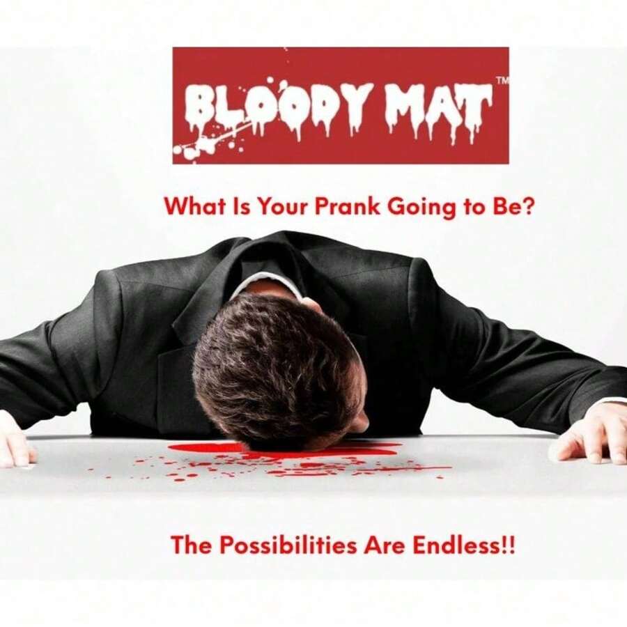 The Bloody Mat - Prank Gag Gift - The Office Color Changing Mat ...
