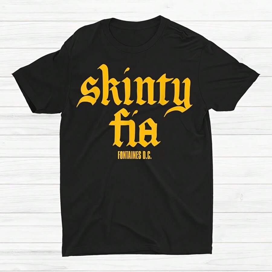 Fontaines Dc Merch Skinty Fias Shirt 2025 Women's Fashion Classic T ...