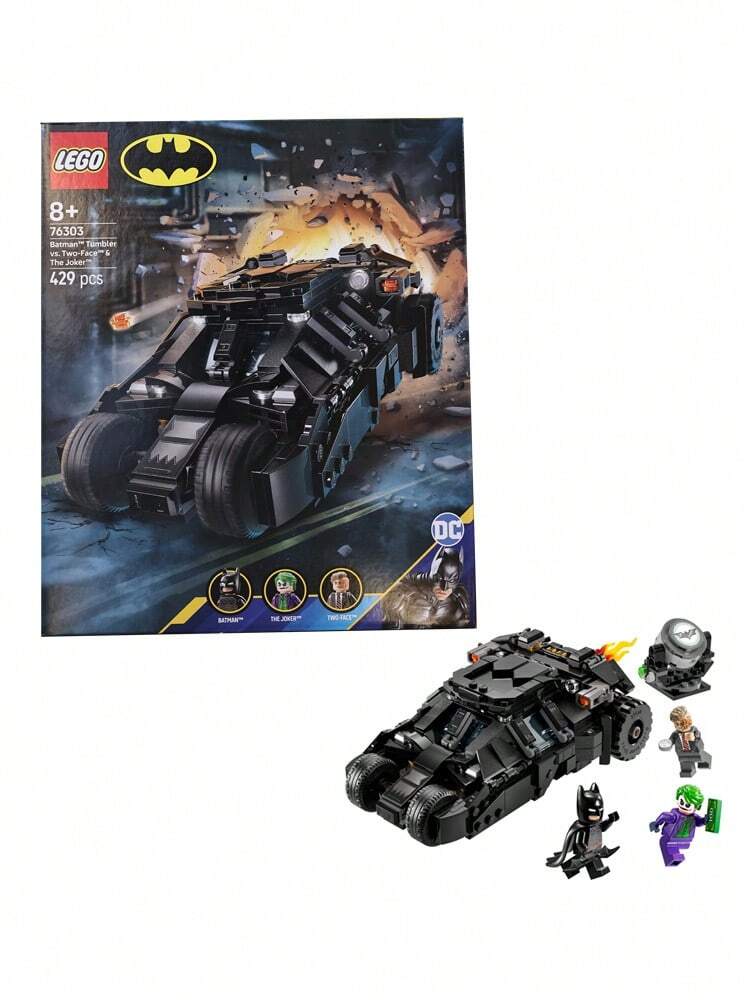 LEGO 76303 Batman Chariot Vs. Super-herói reversível e pequeno Chou ...