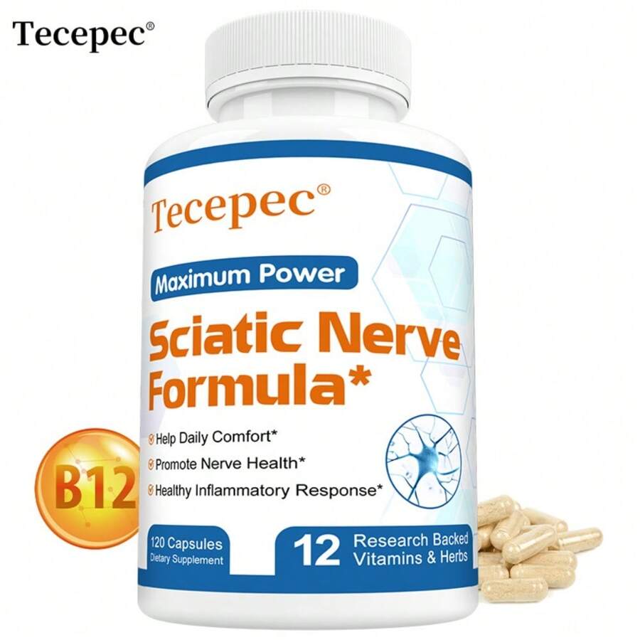 Max Power Sciatic Nerve Formula - Contains B Vitamins, R - - Lipoic ...