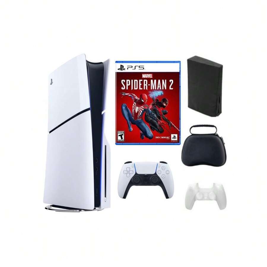Sony PS5 - Playstation 5 Slim Disc Bundle With Accessories, And ...
