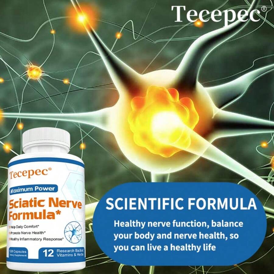 Max Power Sciatic Nerve Formula - Contains B Vitamins, R - - Lipoic ...