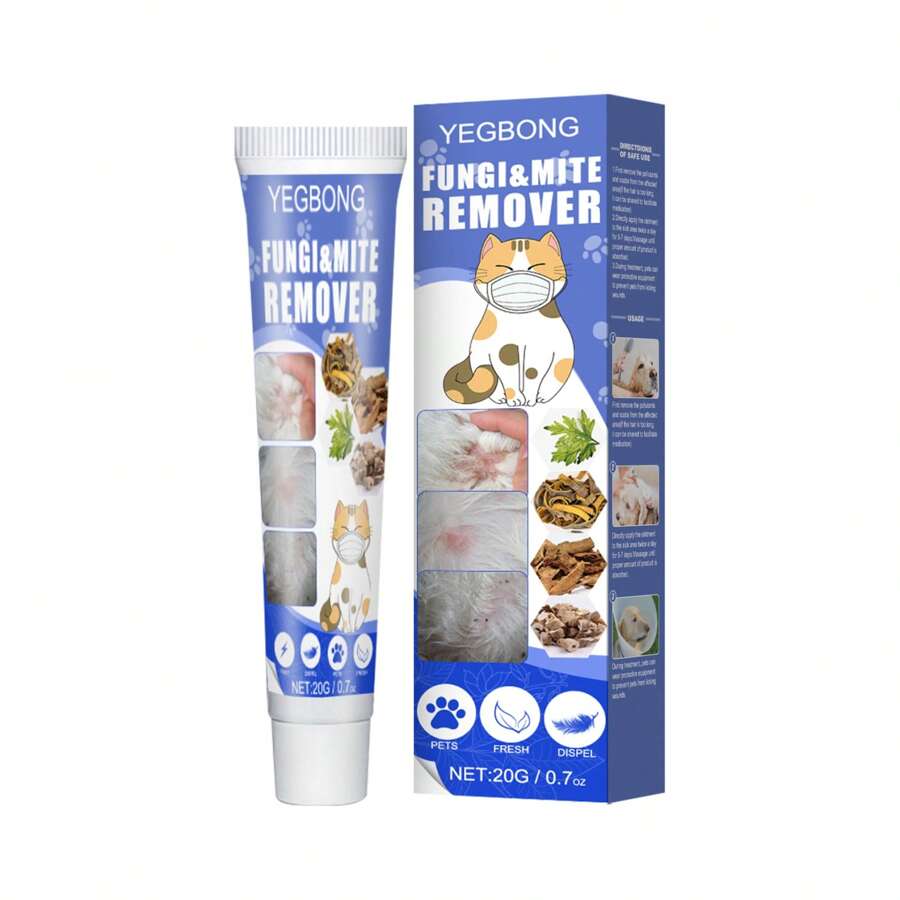 Pet Mite Relief Cream For Pet Dogs And Cats Skin Itching And Mite ...