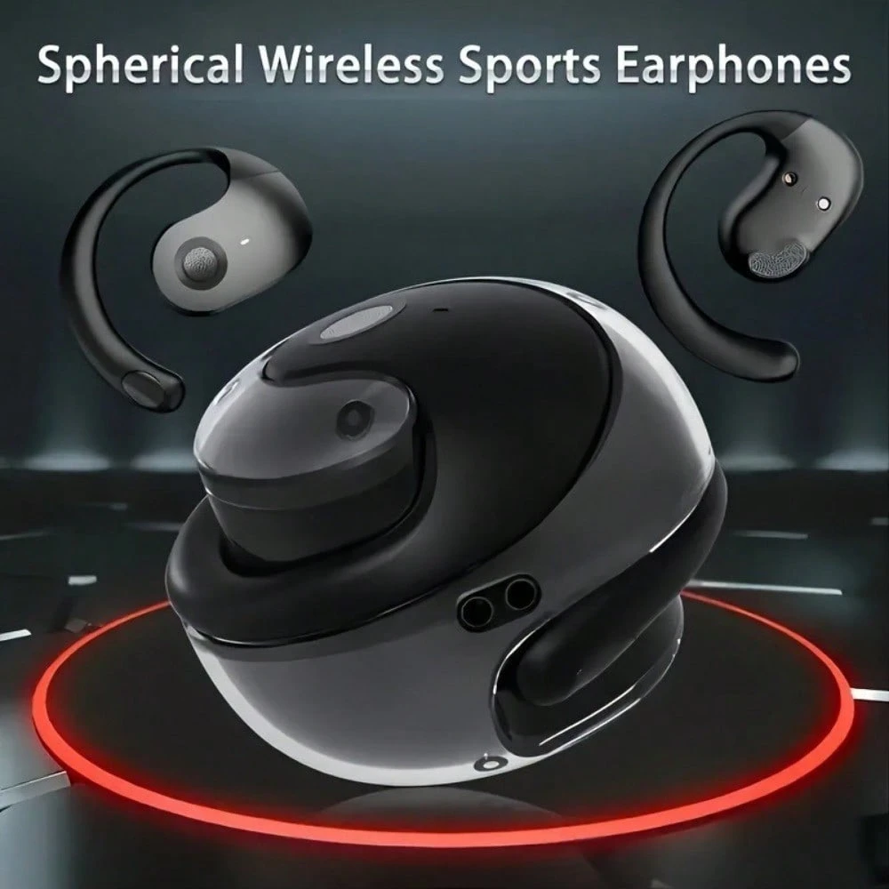 OWS31 BY01 Wireless Bluetooth Earphones Ear Hanging Long Endurance Earbuds Small Coconut Ball ...