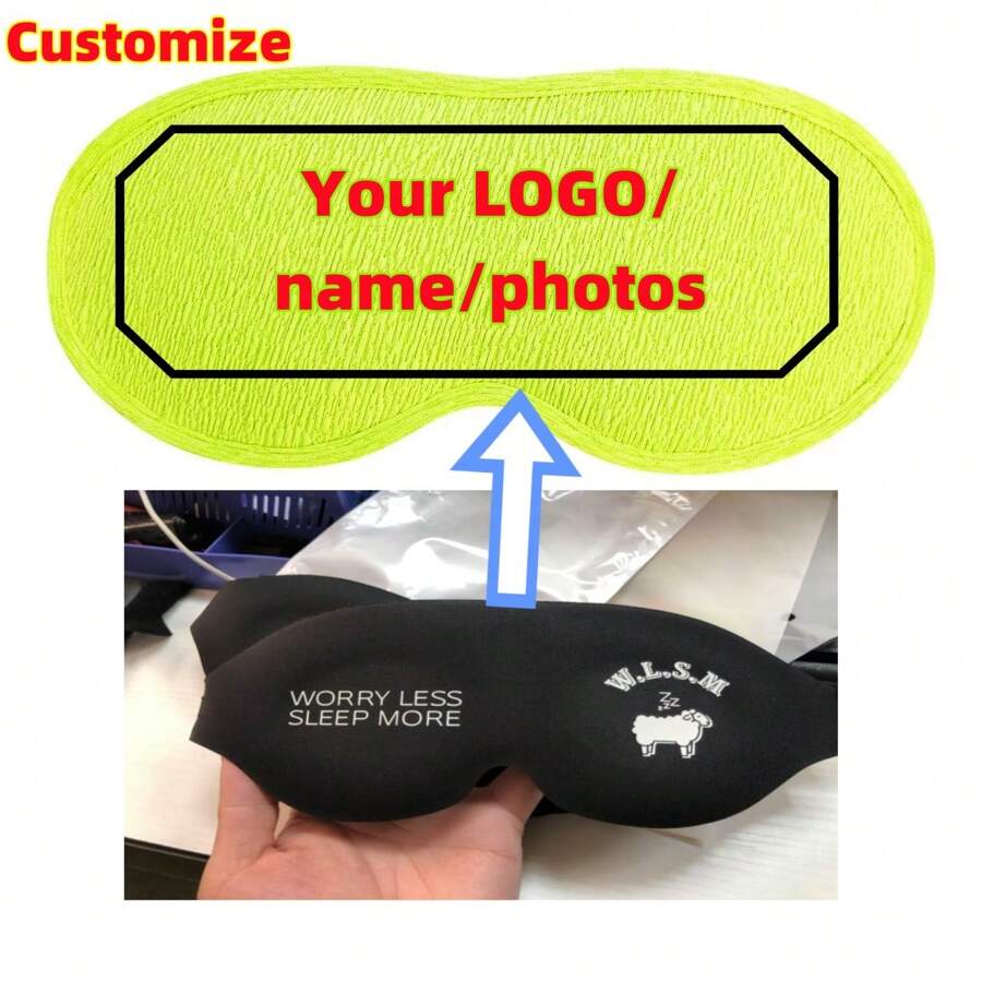 Custom 3D Sleep Eye Mask: Start The Deep - Sleep Mode With One Click ...