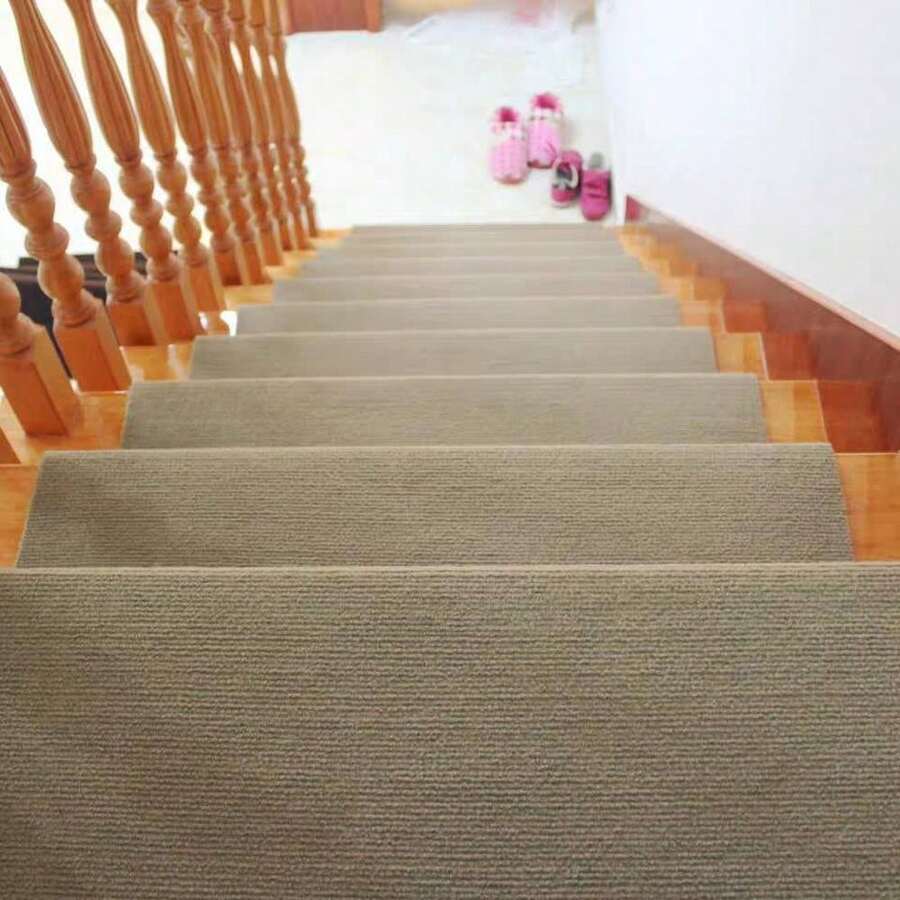 Miumaeov 13-Piece Stair Treads - Adhesive-Free, Anti-Static Stair Step ...