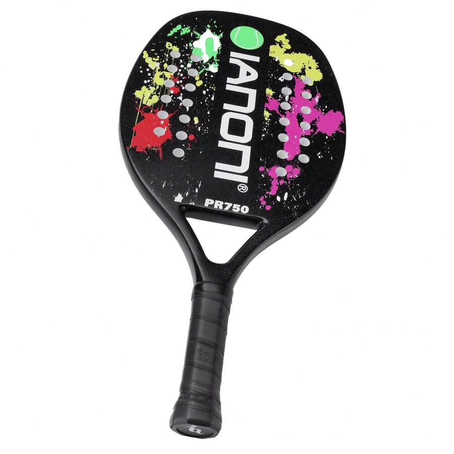 Beach Tennis Racket,Carbon Fiber Grit Face With EVA Memory Foam Core ...