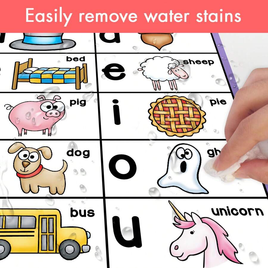 10 Pcs Laminated Phonics Posters For Classroom Homeschool | English ...