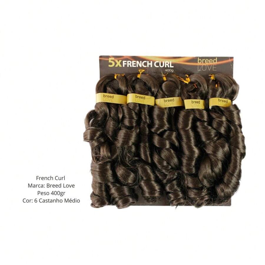 Cabelo French Curl 5x 400g Breed Love - Cachos Definidos e Duradouros ...