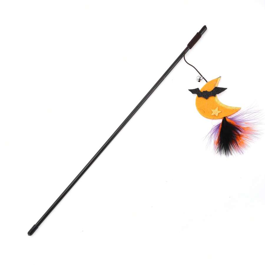 1 Pc Halloween Cat Playing Rod For Indoor Cute Cat Teasers | SHEIN USA