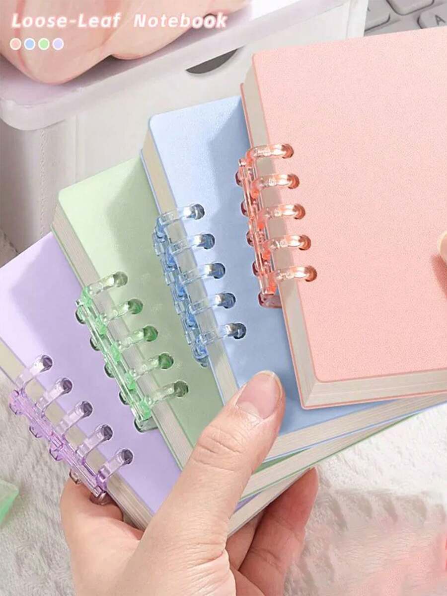 1pc Mini Loose Leaf Portable Notebook, High-Value Ledger, Pocket Simple ...