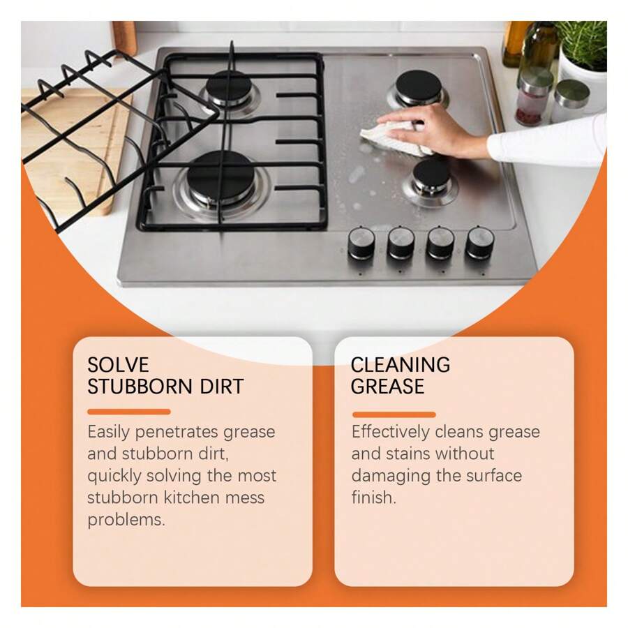 Kitchen Grease Cleaner Kitchen Hood Cooktop Grease Cleaner Multi-Effect ...
