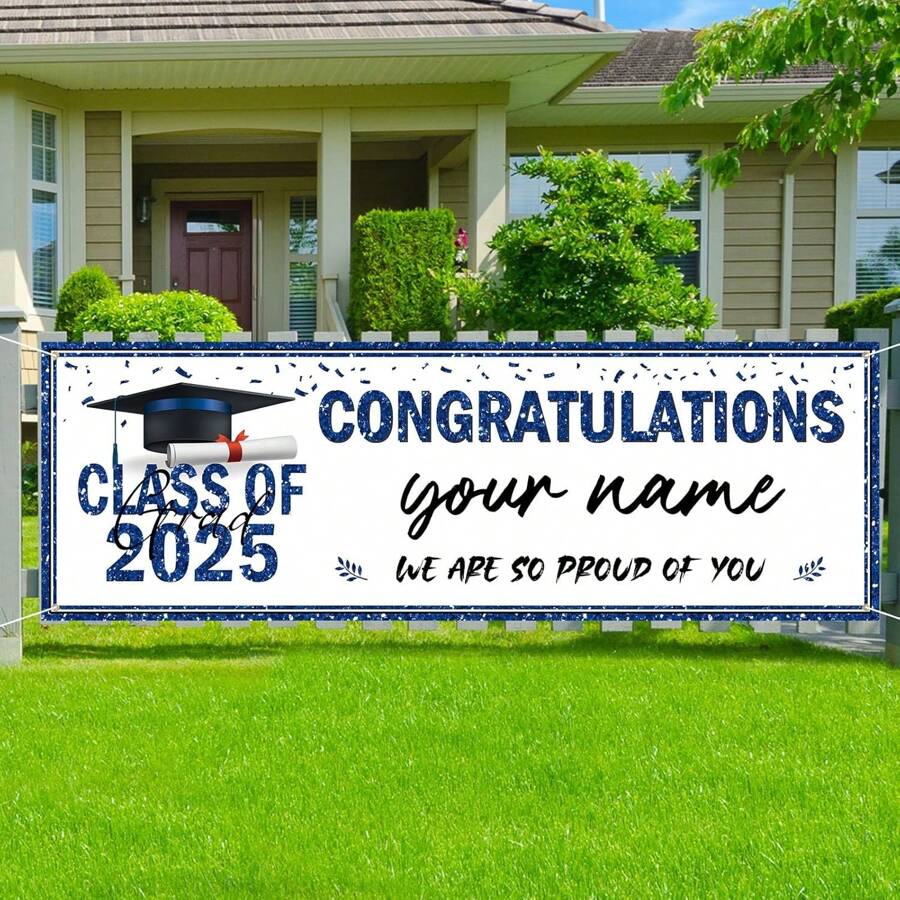 Graduation Party Decorations Graduation Yard Sign Banner Class Of 2025 ...