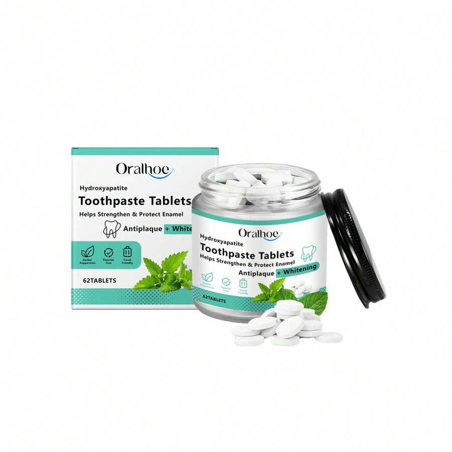 Oralhoe Mint Brightening Toothpaste Tablet Oral Deodorizer Fresh Breath ...