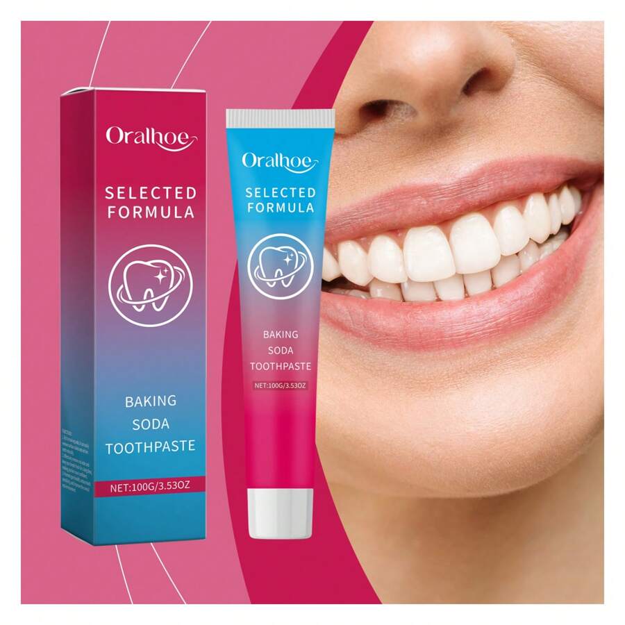 Oralhoe Baking Soda Toothpaste, Mint Fresh Teeth Cleaning Care ...