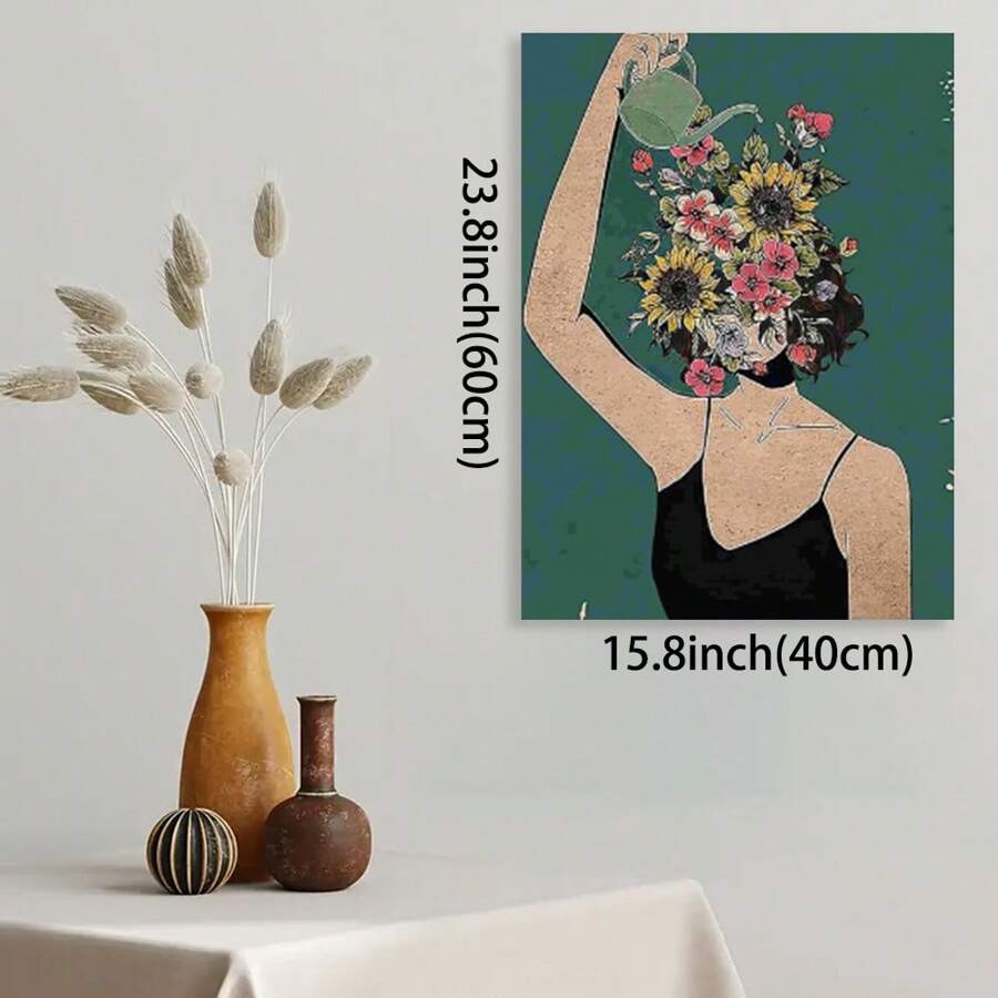 Framed Bestylez Vintage Plant Posters Boho Office Nature Wall Decor - Teen Girls Room Posters ...