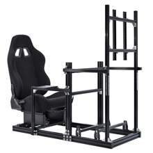 MINNEER Minneer Racing Simulator Cockpit Stand With Monitor Mount And ...