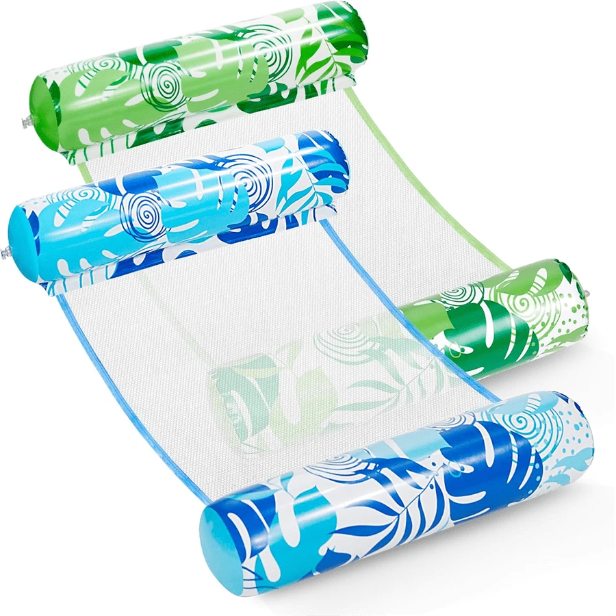 4-In-1 Inflatable Swimming Pool Floating Lounger, Adult Size Water ...