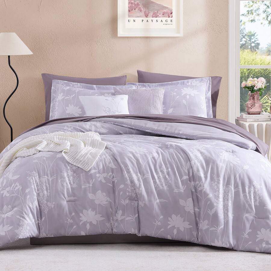 7PC Botanika Floral Comforter Set | SHEIN USA