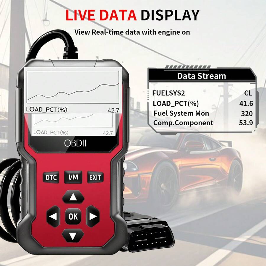 Escáner OBD de alta gama - Lector de código de fallas de motor de coche preciso y dispositivo de ...