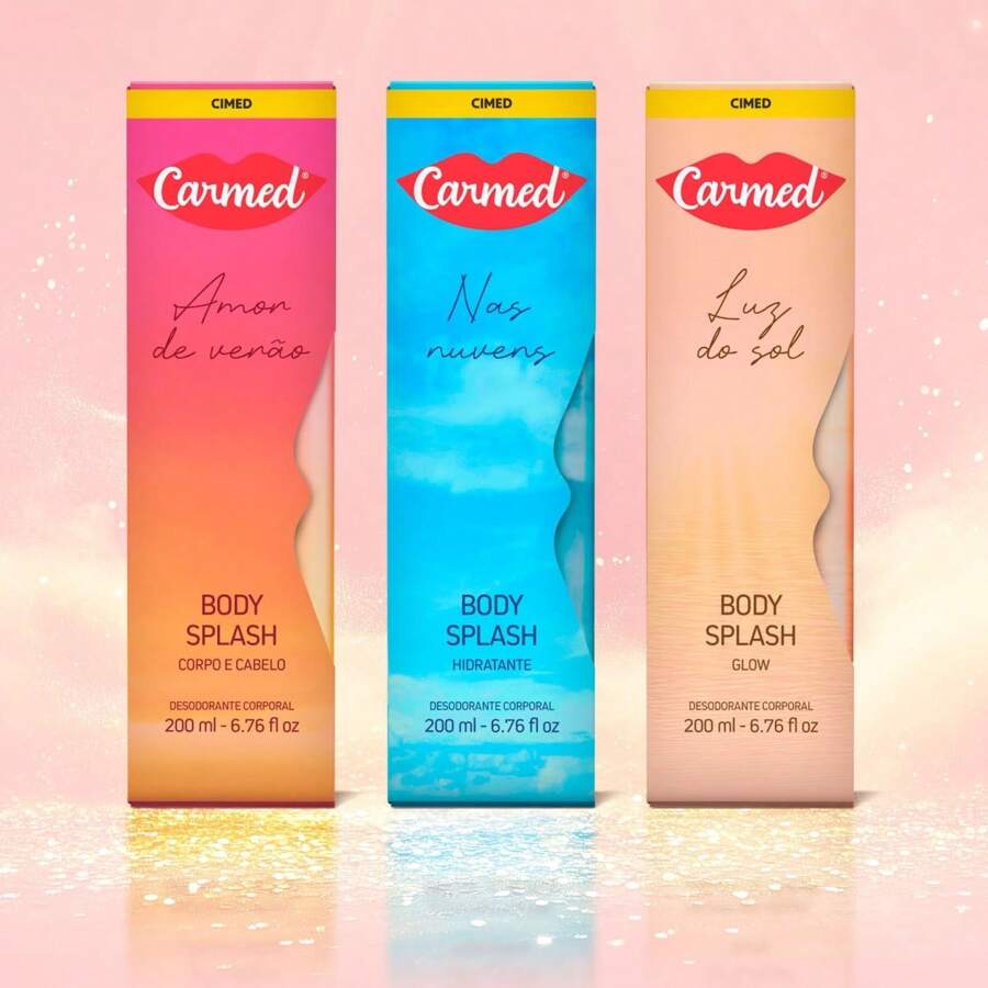 Body Splash Amor de Verão 200ml Lançamento Carmed Frutas Vermelhas ...