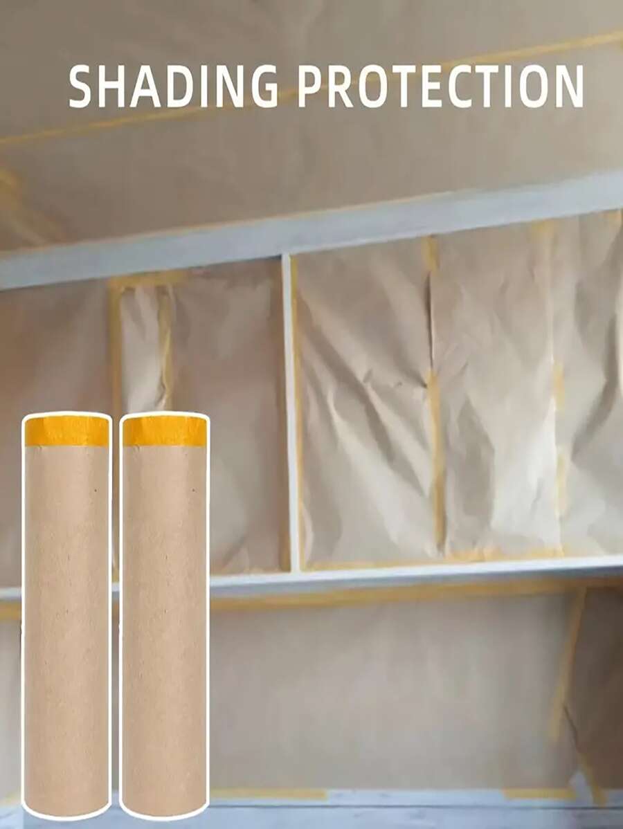 20 Rolls Orange Kraft Masking Film Picture Masking Tape - Various Sizes ...