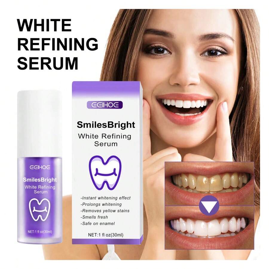 Purple Whitening Toothpaste, Cleans Stains And Odors Brightening Teeth ...