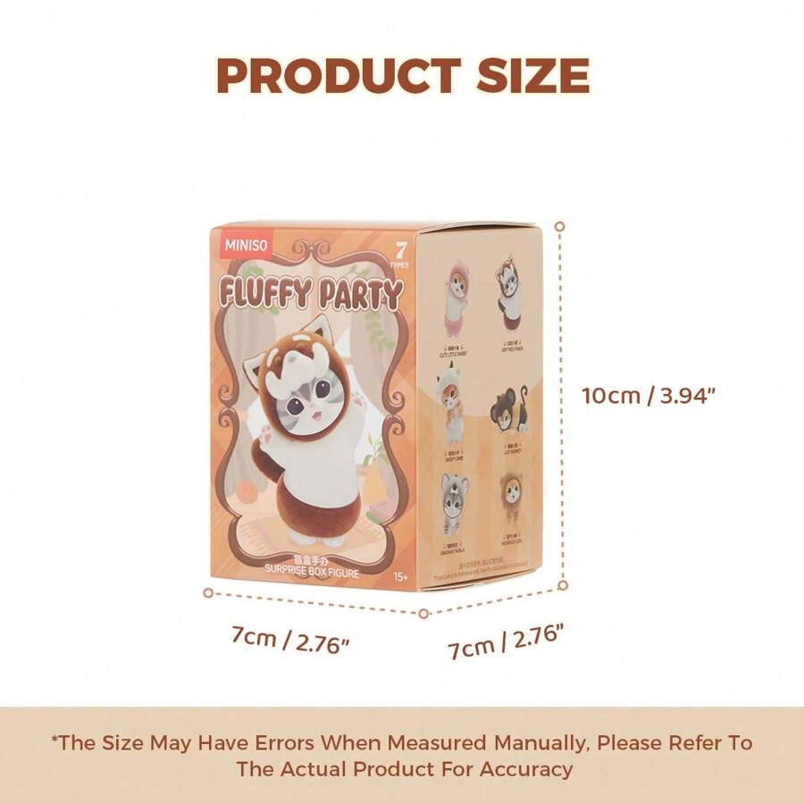 Miniso MINISO Cat For Sandy Series Furry Party Blind Box Figurines ...