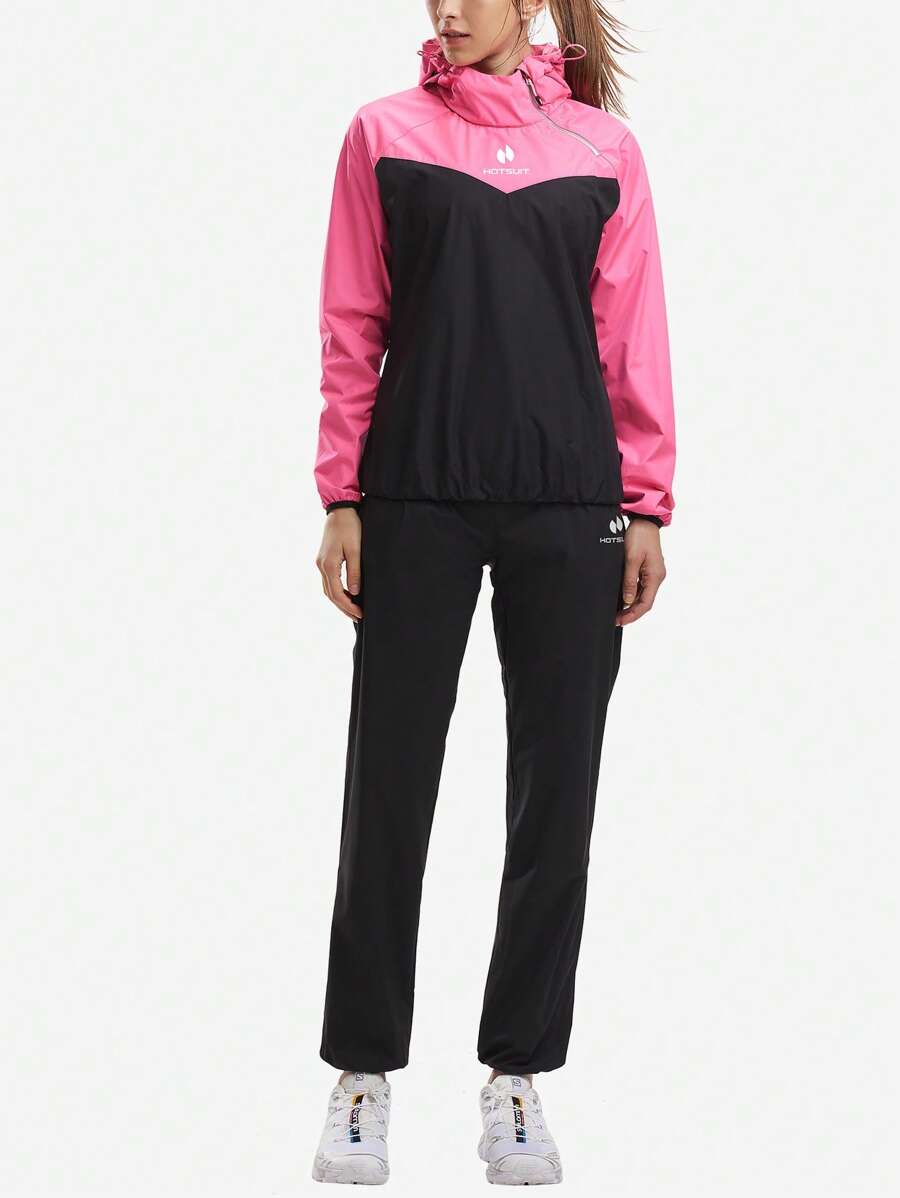 HOTSUIT Sauna Suit Women Boxing Gym Sweat Suits Workout Jacket Sauna Set Top And Pant Sauna ...