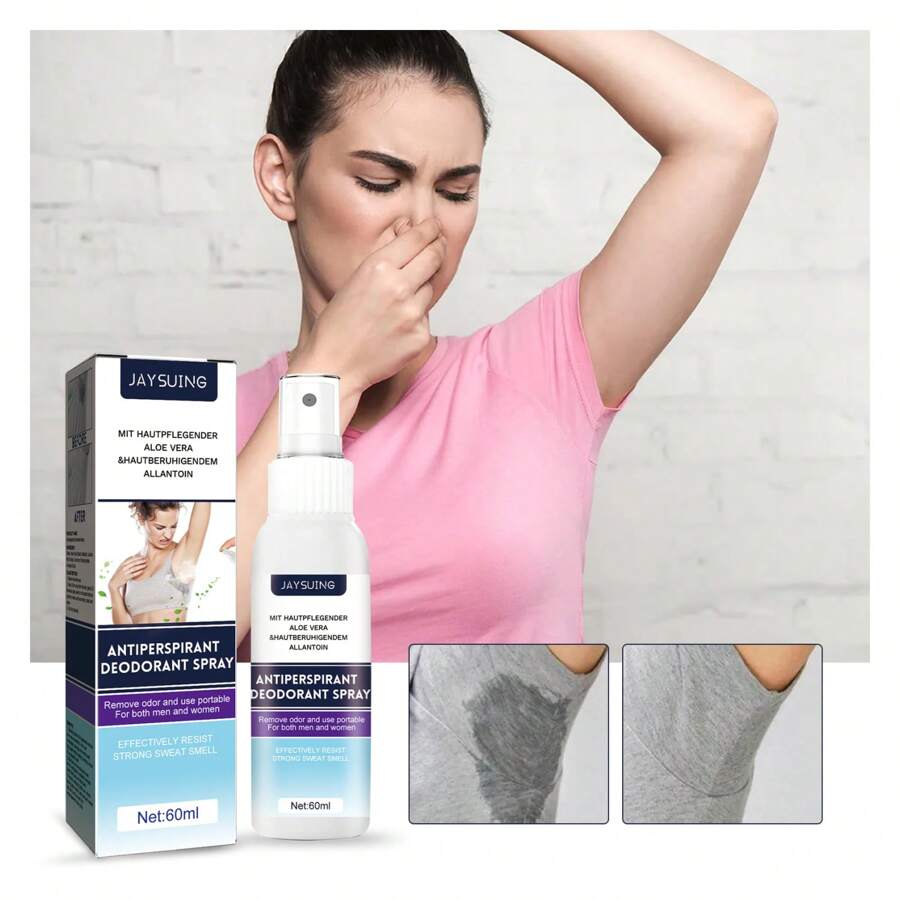 Underarm Deodorant Spray, Fresh Underarm Odor Portable Deodorant Anti ...