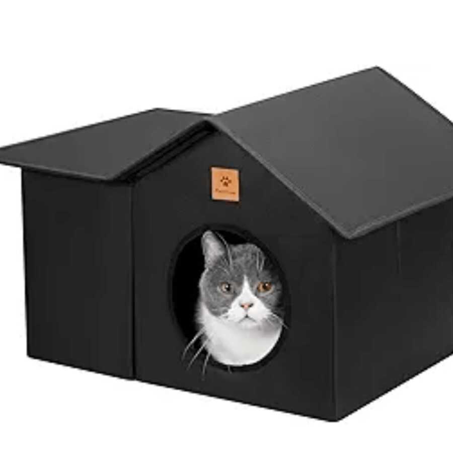 Outdoor Cat House, Weatherproof & Insulated Cat Houses For Outdoor Cats ...