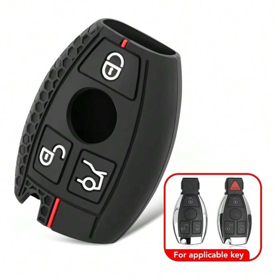 Car Smart Key Cover Case Bag Fob Shell Holder For Mercedes Benz A B C E ...