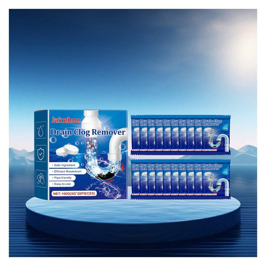 Pipe Dredging Agent Effervescent Tablet Toilet Floor Drain Drain Pipe ...