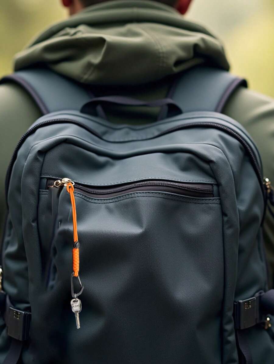 2PCs Key Lanyards, Tactical Paracord Keychains, 120lb Tensile Strength ...