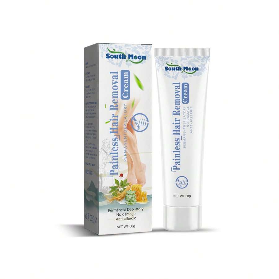 South Moon Painless Hair Removal Cream, Gentle Hair Removal Without ...