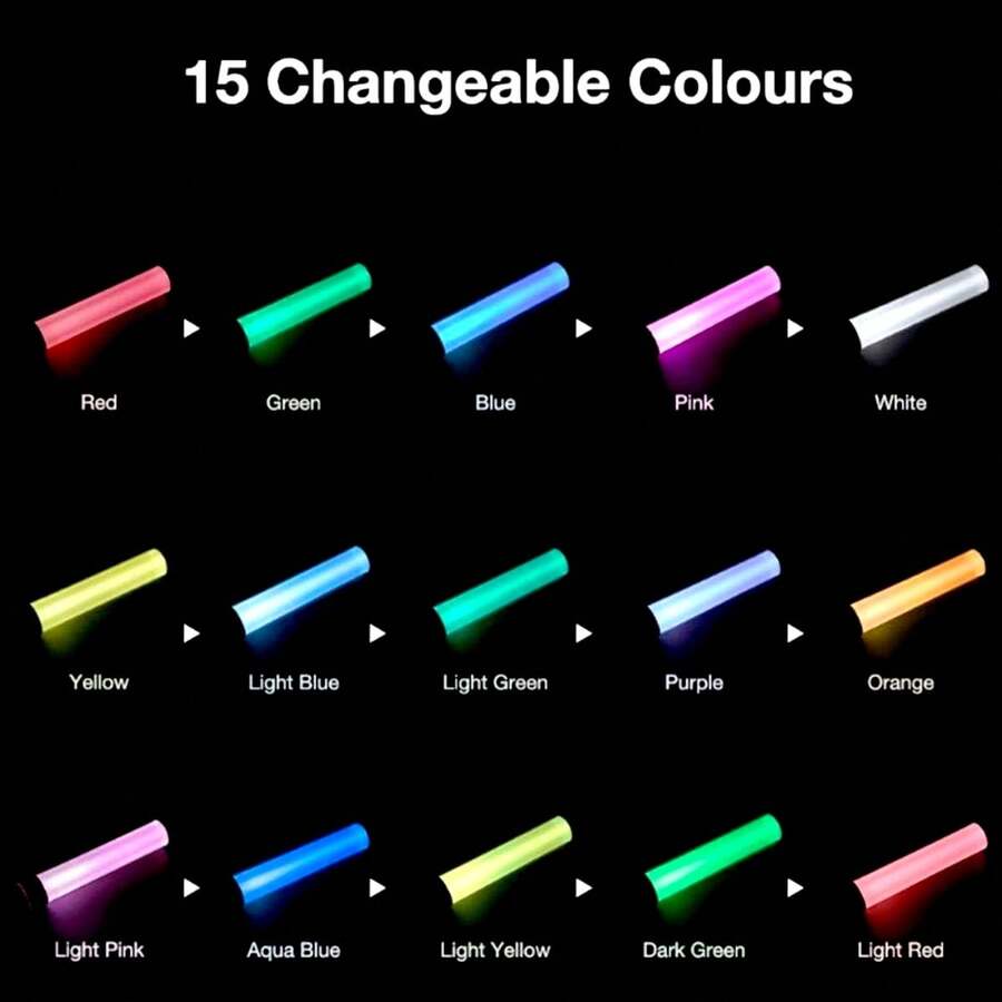 1pc LED Light Stick, 15 Color Options & 2 Lighting Modes, Bright ...