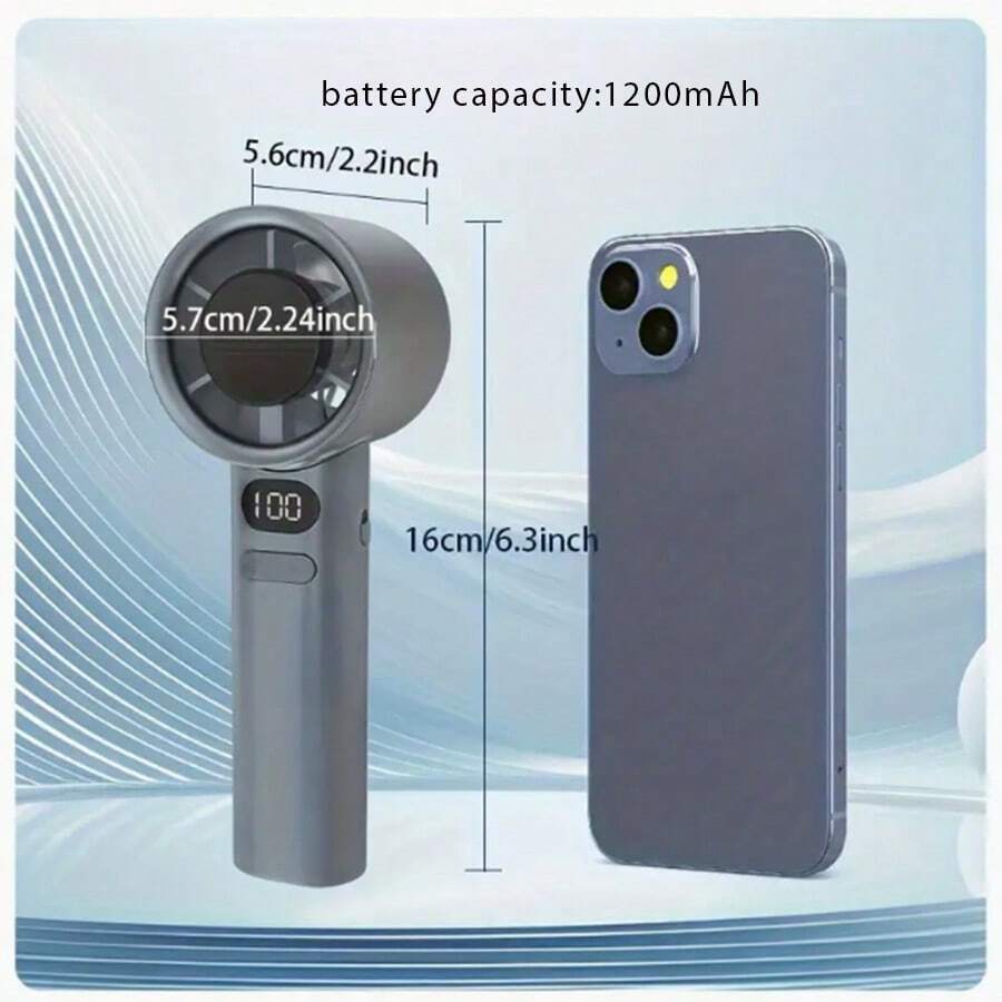 M11 Mini Small Fan 120-Speed High-Speed Handheld Infinitely Variable ...