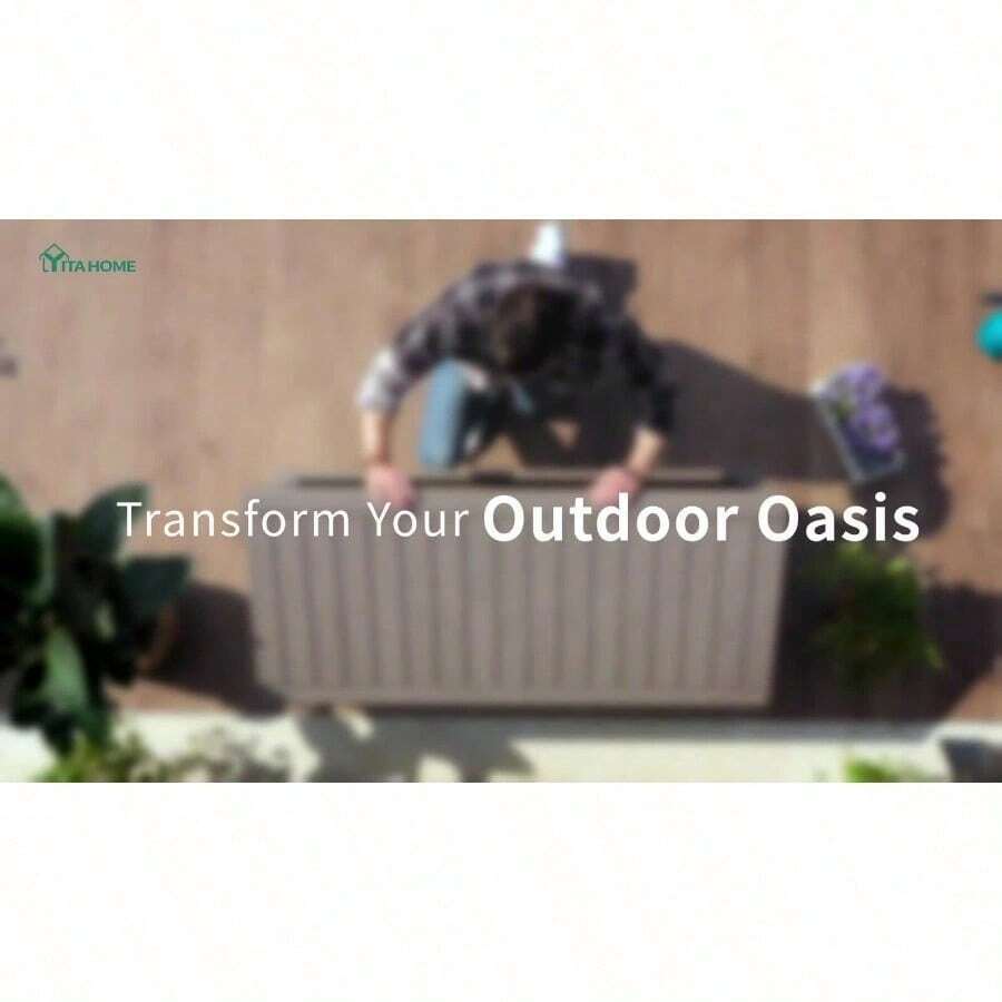 120 Gallon Outdoor Storage Container Deck Storage Container Patio ...