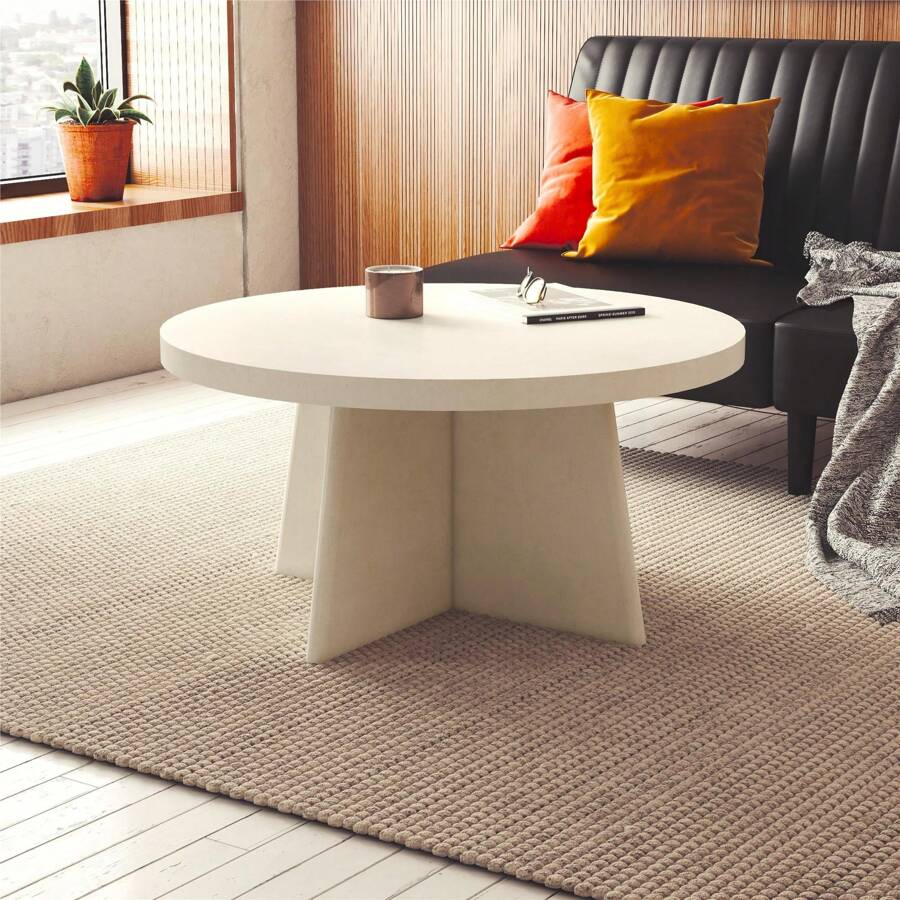 Meriwood Liam Coffee Table, Faux Plaster | SHEIN USA