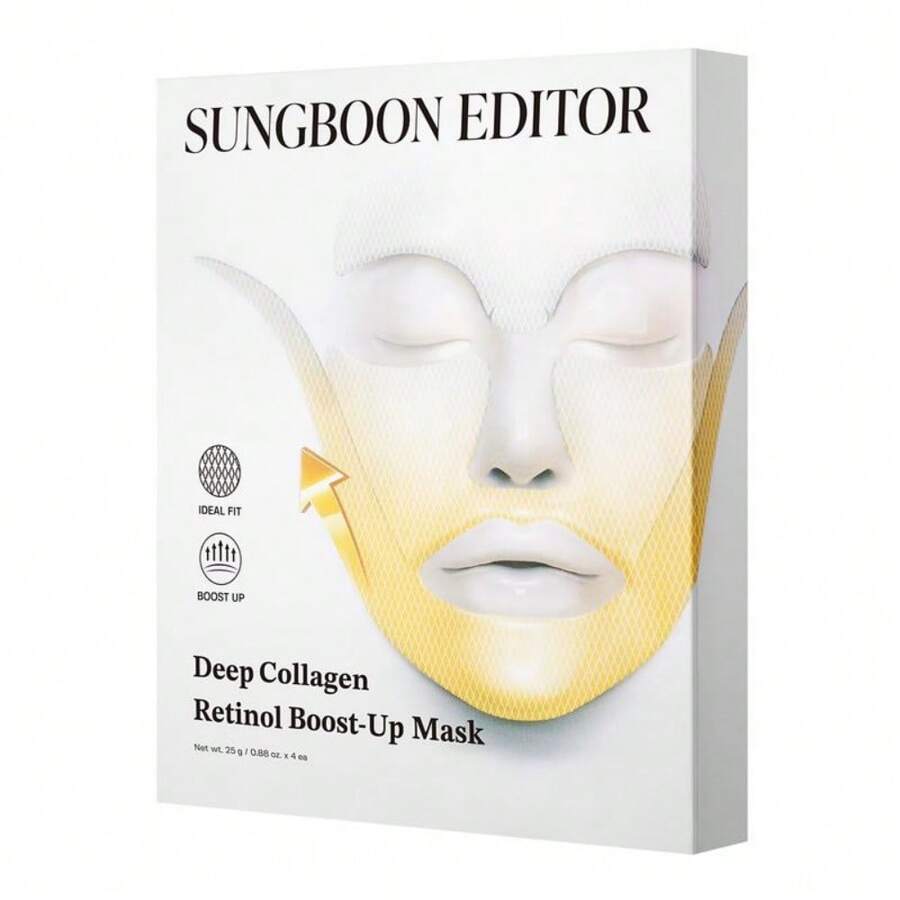 Sungboon Editor - Deep Collagen Retinol Boost-Up Mask (4 Pack) | KOREAN ...