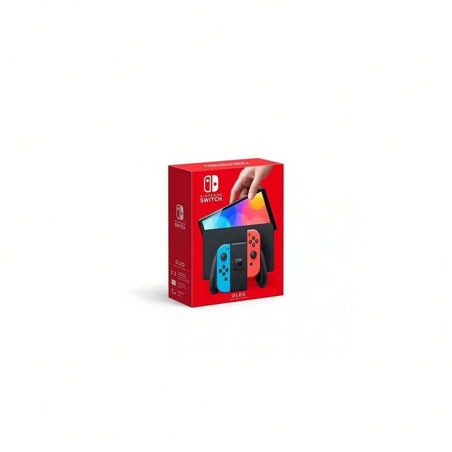 HEGSKABAA Switch - OLED Model With Neon Red & Neon Blue Joy-Con | SHEIN USA