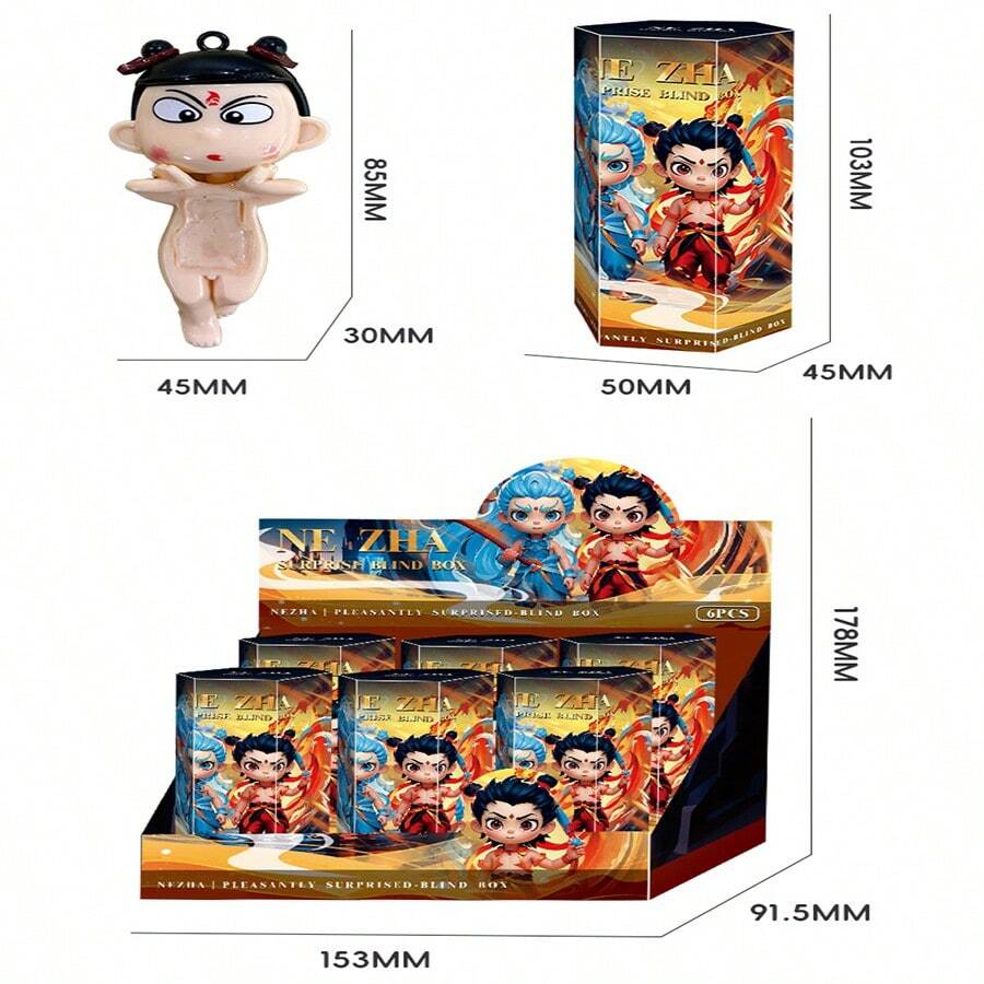 Nezha 2 Magical Child Stirring The Sea Blind Box Figure, Party Favor ...