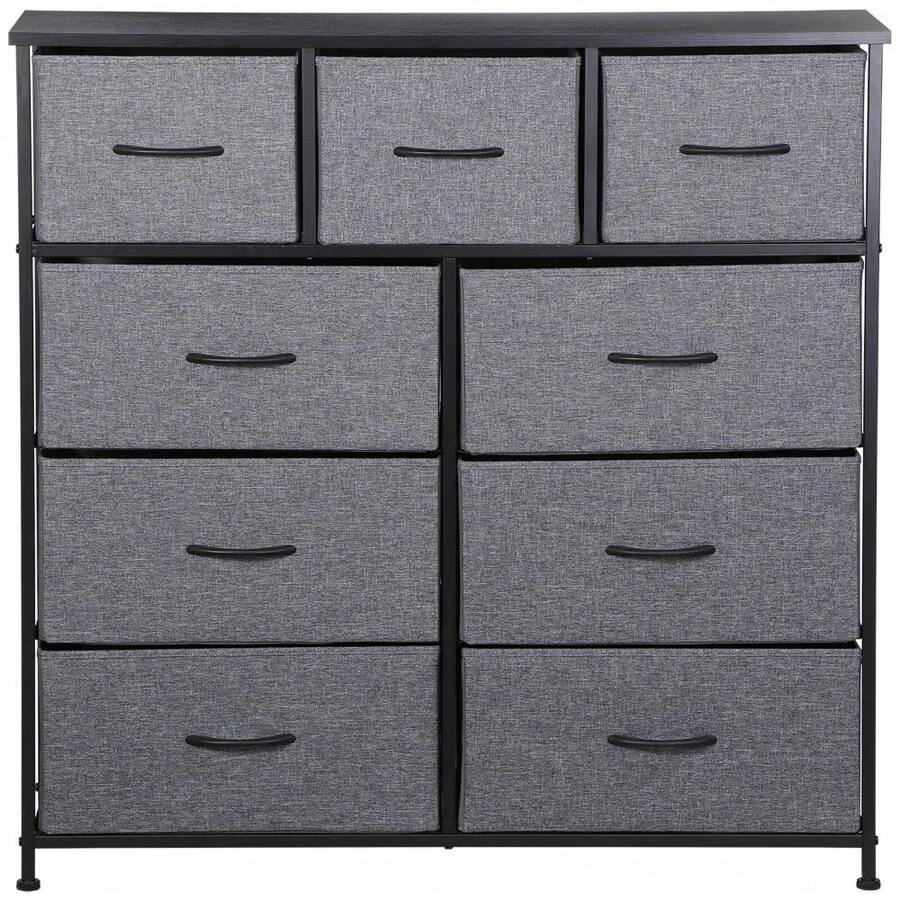 4/5/6/8/9 Drawers Dresser Fabric Chest Of Drawers Storage Tower For ...