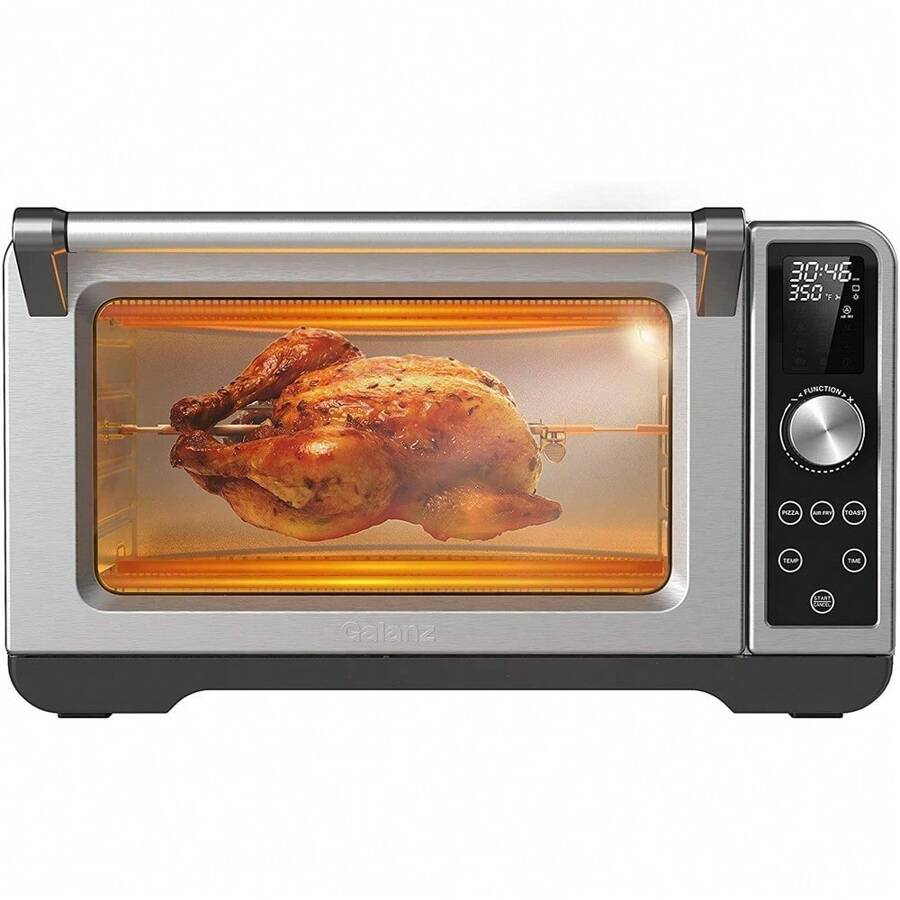6-Piece Toaster Oven With Digital Touch Control Panel And 30% Faster ...
