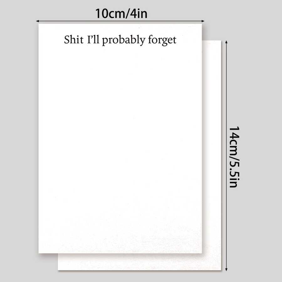1 Pc Funny Planner Notepads , Humorous Memo Pads, Grocery List Notepads ...