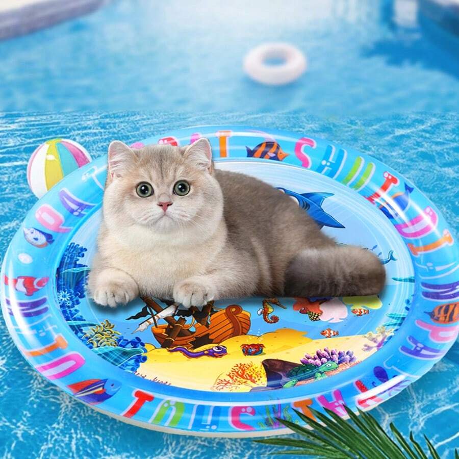 Water Sensory Play Mat For Cats, Thickened 2025 New Sensory Water Play ...